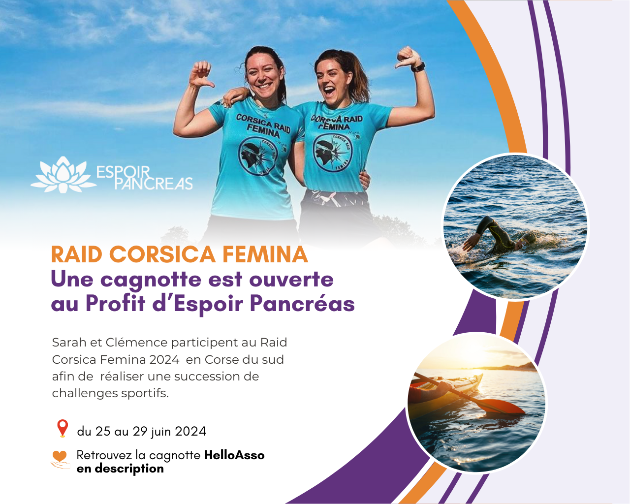 Soutenez Sarah et Clémence pour leur participation au RAID CORSICA ...